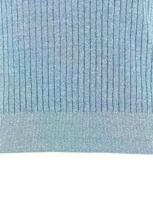 Paul & Shark Urukai Ribbed-knit V-neck T-shirt