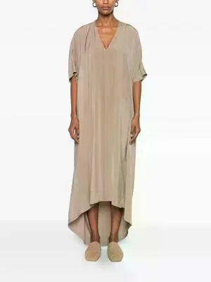 UMA WANG Striped Midi Dress