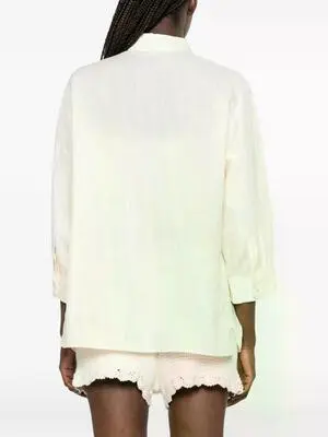 Max Mara Panetto Vertical-stripe Chest-pocket Shirt