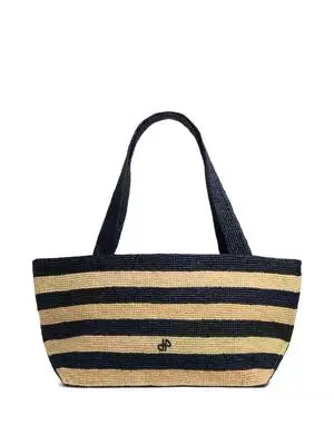 PATOU Trapeze Striped Tote Bag - Blue