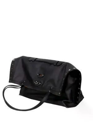 ZANELLATO Medium A'spasso Leather Tote Bag - Black
