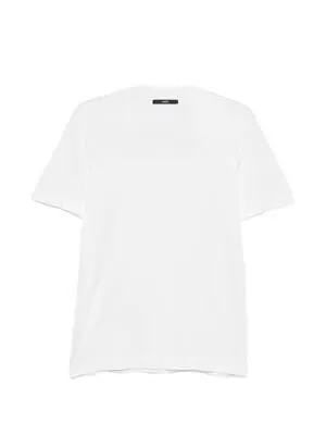 SAPIO Ribbed-trim T-shirt - Neutrals