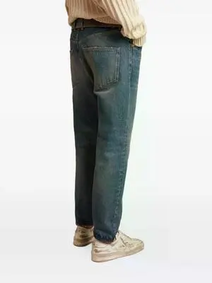 GOLDEN GOOSE Star Appliqué Jeans - Blue