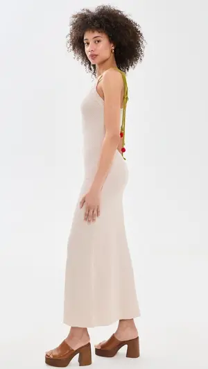 ANOTHER GIRL Cherry Strap Cami Midi Dress
