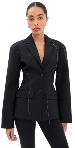 Off-White Stitch Fitted Blazer