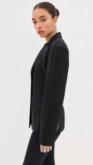 Off-White Stitch Fitted Blazer