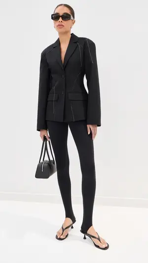 Off-White Stitch Fitted Blazer