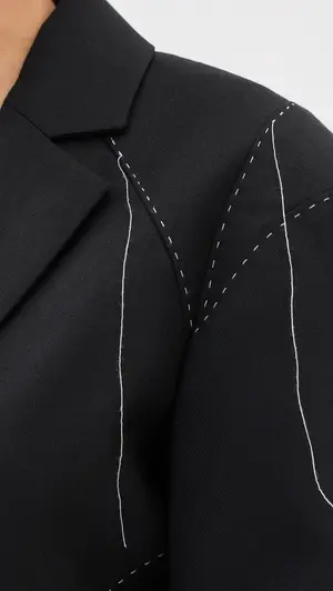 Off-White Stitch Fitted Blazer