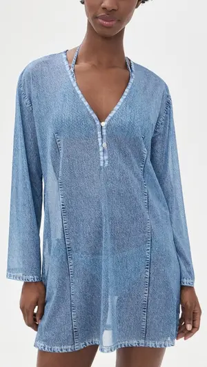 Rag & Bone Miramar Mesh Coverup Dress