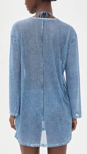 Rag & Bone Miramar Mesh Coverup Dress