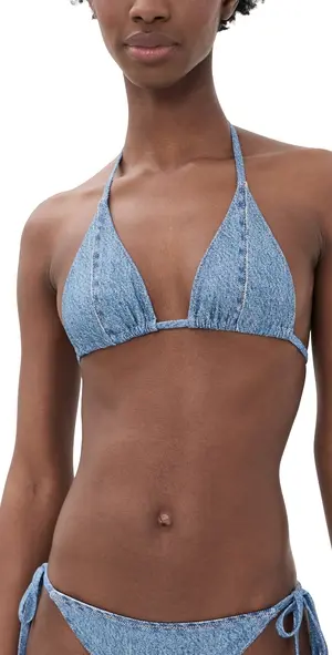 Rag & Bone Rag & Bone Miramar Triangle String Bikini Top Minetta