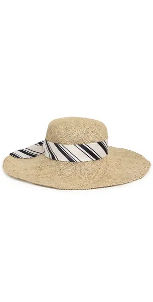 Rag & Bone Garden Hat - Black White Stripe