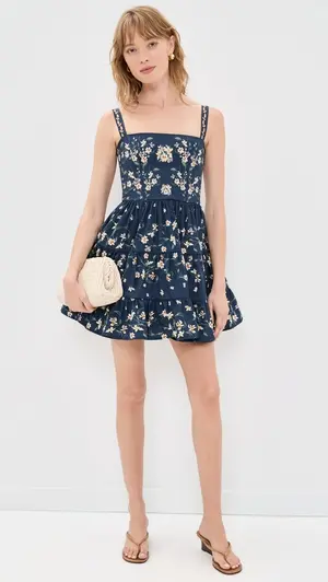 Agua Bendita Lima Mini Dress