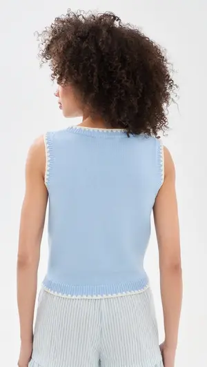 ANOTHER GIRL Teacup Knitted Tank