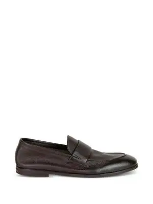 Neil Barrett Grainy Leather Loafers