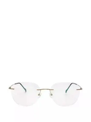STEPPER EYEWEAR Geometric Frame Eyeglasses - Gold