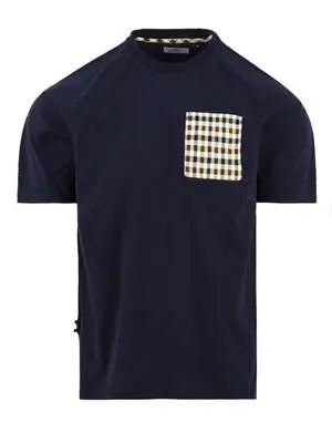 Aquascutum Club Check Pocket T-shirt
