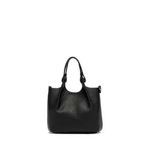 GIANNI CHIARINI Dua Textured Leather Shoulder Bag - Nero