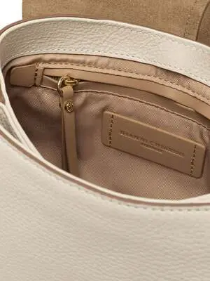 GIANNI CHIARINI Firenze Helena Round Leather Bag - Marble