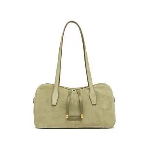 GIANNI CHIARINI Firenze Aryna Suede Bowling Bag - Willow