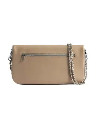 Zadig&Voltaire Rock Clutch Bag With Rhinestone Wings - Clay