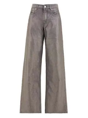 SIVIGLIA Laminato Denim Wide Leg Jeans