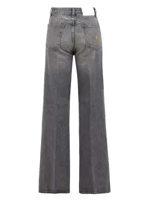 DON THE FULLER Wash Flare Jeans - Grey