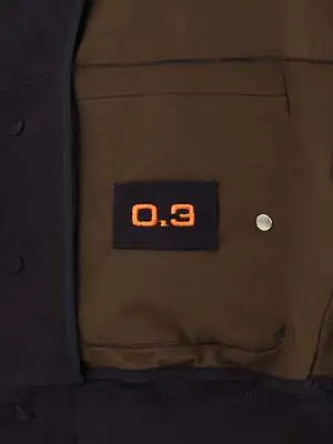 THE JACK LEATHERS Suede Button-up Jacket - Blue