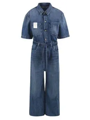 ICON DENIM LOS ANGELES Wide Leg Jumpsuit - Eclipse