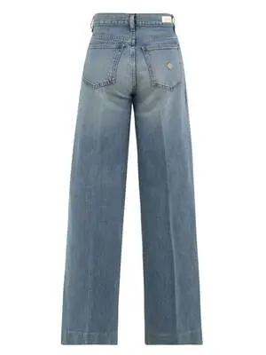 DON THE FULLER Wide Leg Jeans - Blue