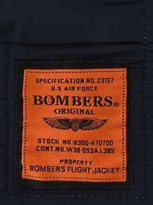 BOMBERS Nylon Zip-up Bomber Jacket