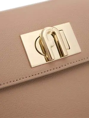 Furla 1927 Mini Bag With Turn Lock Closure - Greige