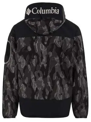 Columbia Challenger Printed Windbreaker Jacket - Black Treebark/black