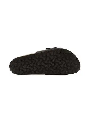 BIRKENSTOCK Big Buckle Madrid Slides - Black