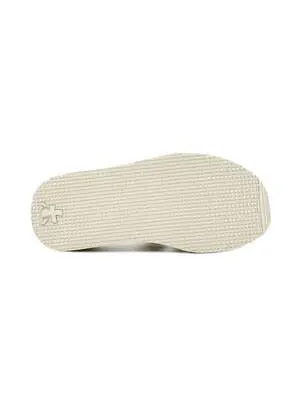 Premiata Platform Sandals With Criss-cross Straps And Graphic Sole - Silver