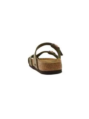 BIRKENSTOCK Mayari Birkibuc Sandals - Stone