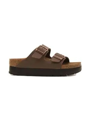 BIRKENSTOCK Papillio Two-strap Wedge Platform Sandals - Mocca Veg