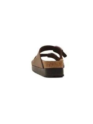 BIRKENSTOCK Papillio Two-strap Wedge Platform Sandals - Mocca Veg