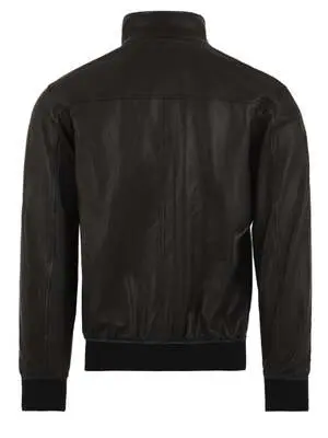 STEWART English Lambskin Bomber Jacket