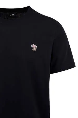 Paul Smith Organic Cotton Zebra Logo T-shirt - Dk_navy
