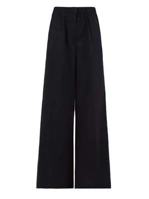 Aspesi Wide Leg Trousers - Navy