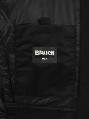 BLAUER. Padded Jacket With Zipper Closure - Nero