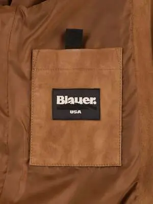 BLAUER. Suede Leather Jacket