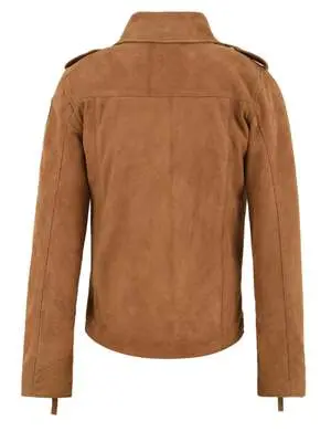 BLAUER. Suede Leather Jacket