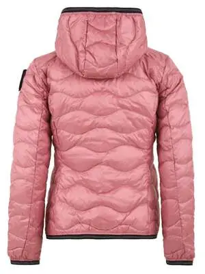 BLAUER. Padded Hooded Down Jacket - Pink