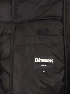 BLAUER. Quilted Down Jacket - Nero