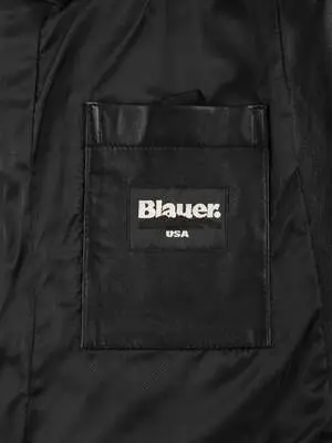 BLAUER. Leather Jacket