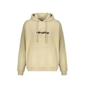 Off-White Logo Cotton Hoodie