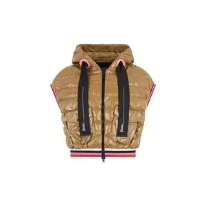 Herno Quilted Down Vest With Drawstring Hood