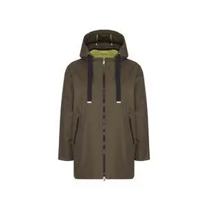 Herno Ruffled Flared Coat